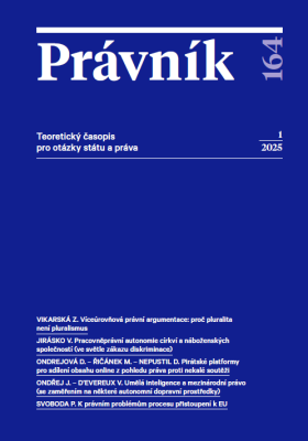 Právník | Ústav státu a práva Akademie věd České republiky